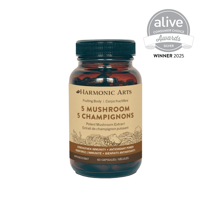5 Mushroom Powder - Boost Immunity & Overall Wellness – Harmonic Arts