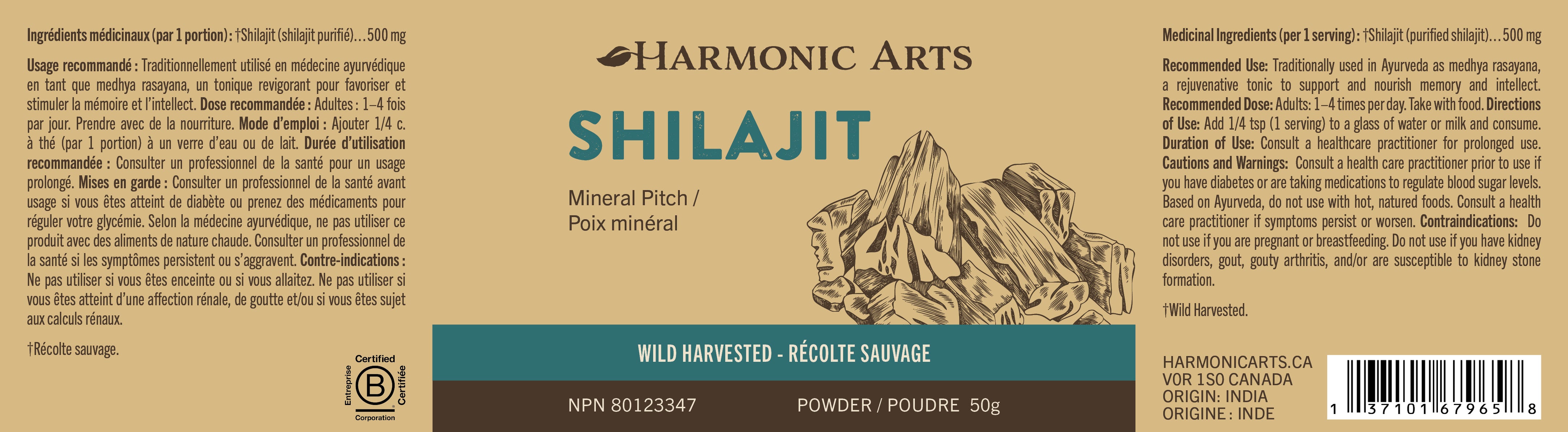 Shilajit - Wild Harvested — Harmonic Arts