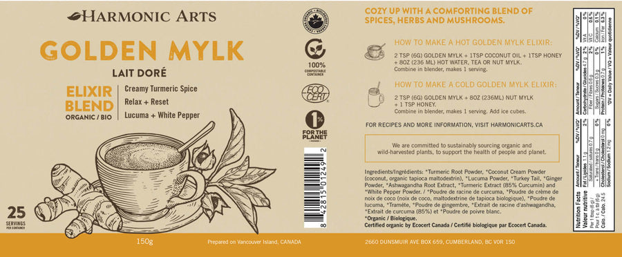 Golden Mylk Elixir - Harmonic Arts